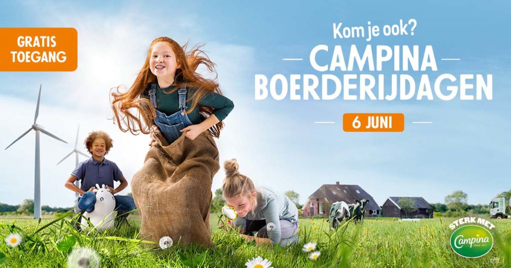 Campina Boerderijdag bij familie Bos - Salland Boert en Eet Bewust